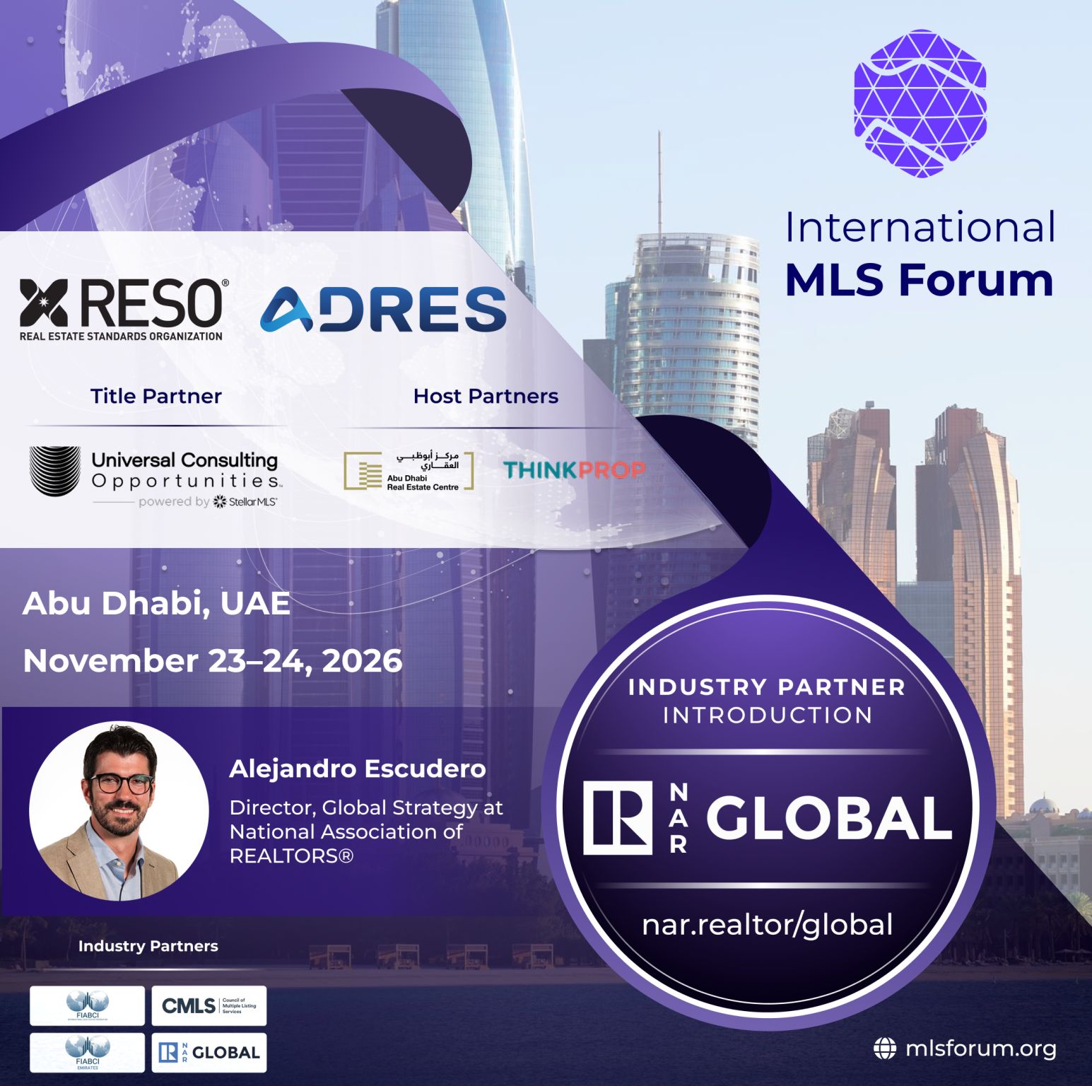 Industry Partner Introduction | International MLS Forum — Abu Dhabi ...